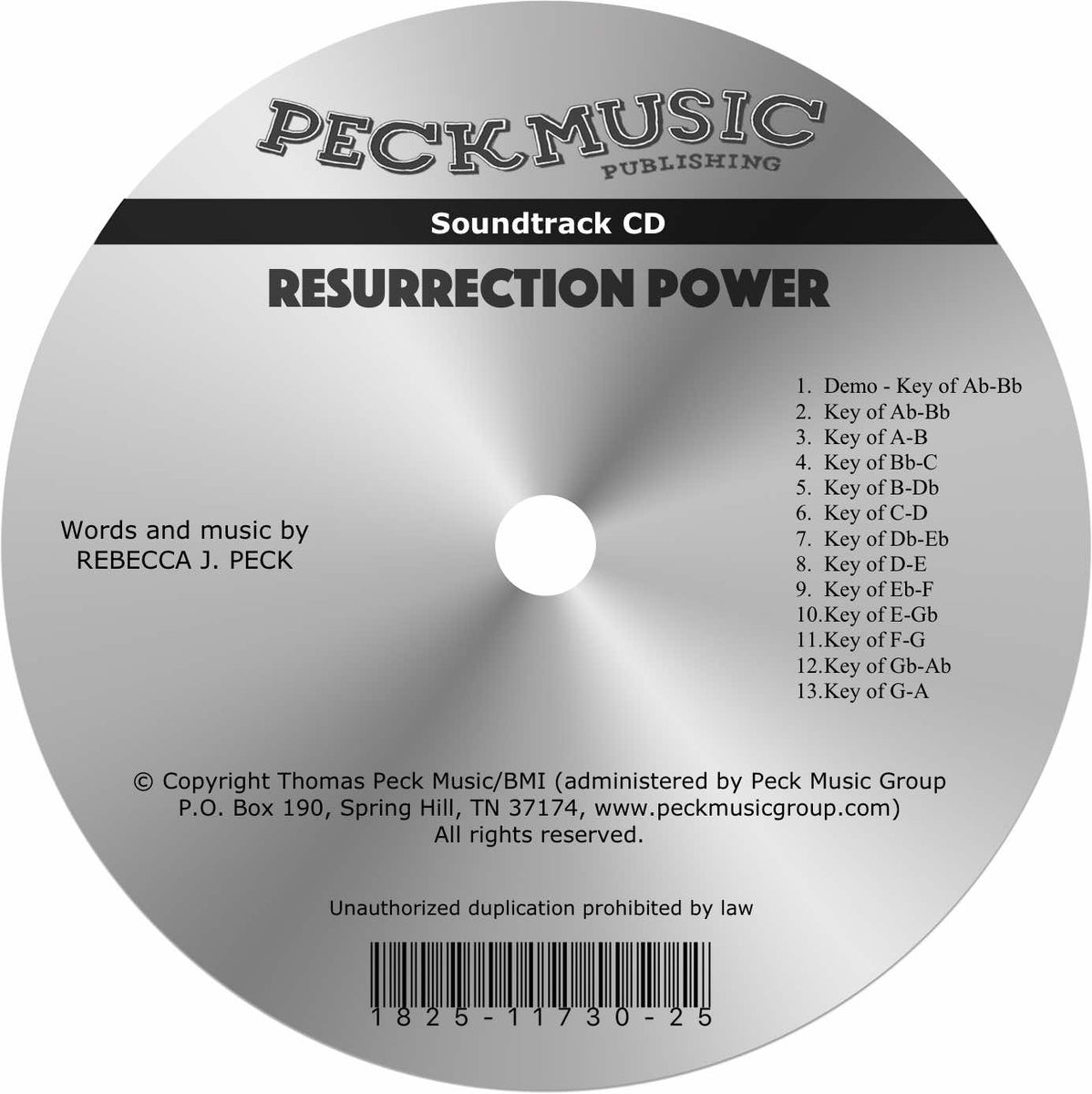 Resurrection Power - soundtrack| Peck Music Publishing