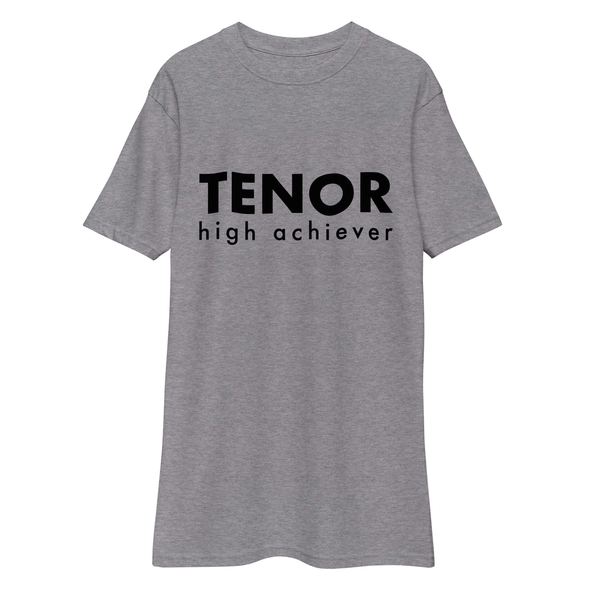 Men’s premium heavyweight tee - Tenor high achiever| Peck Music Publishing